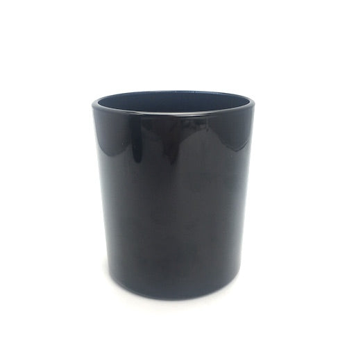 Tumbler Gloss Black Glass - Medium – Glassware Imports