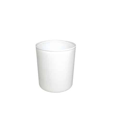Tumbler Gloss White Glass - Small – Glassware Imports